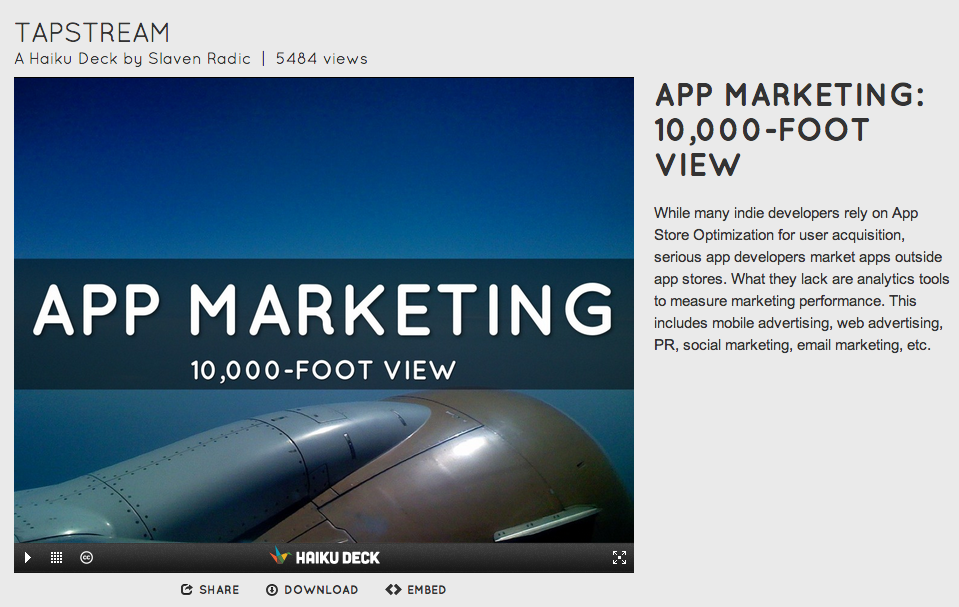 Presentation Inspiration: The Best Haiku Decks of 2012 - Haiku Deck Blog