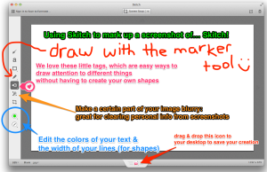 Haiku Deck App Mashup: Skitch